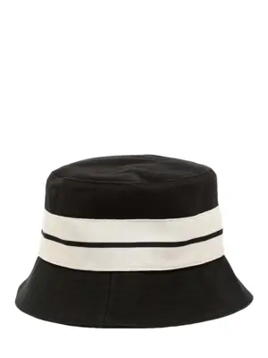 Palm Angels Venice Track Bucket Hat - Black/white