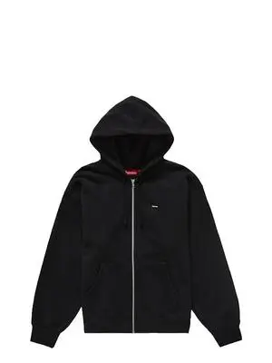 Supreme Small Box Zip Up Hooded Sweatshirt - Black