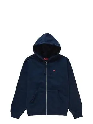Supreme Small Box Hooded Sweatshirt - Navy Blue