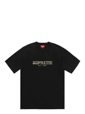 Supreme Nouveau Logo Tee 'black' Black