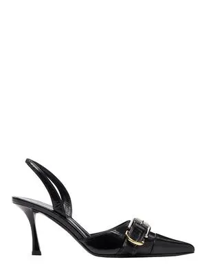GIVENCHY Voyou Leather Slingback Pumps