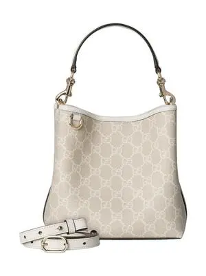 Gucci Gg Emblem Bucket Bag - Beige