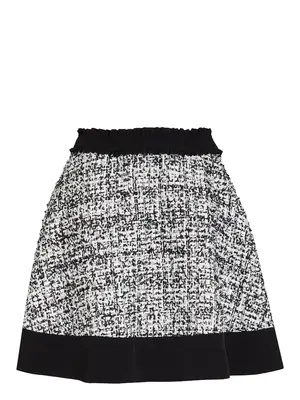 Sandro Sequin-embellished Metallic Tweed Mini Skirt - Black