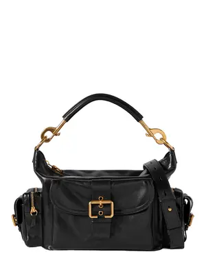 Chloé Camera Leather Shoulder Bag - Black
