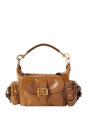 Chloé Camera Leather Shoulder Bag - Brown