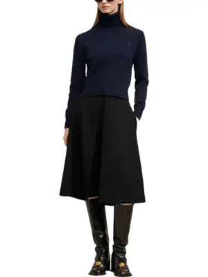 AMI AMI Paris Paneled Knee-Length Shorts