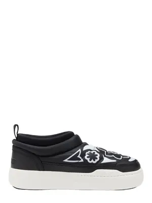 Moon Boot Graphic-print Sneakers - Black