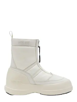 Moon Boot Luna Logo-print Boots - White