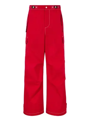 STUDIO TOMBOY Wide-leg Cargo Trousers - Red