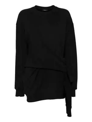 Goen.j Knotted Detail Sweatshirt - Black