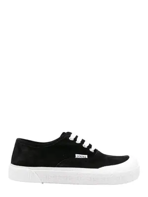 Loewe Anagram-motif Sneakers - Black