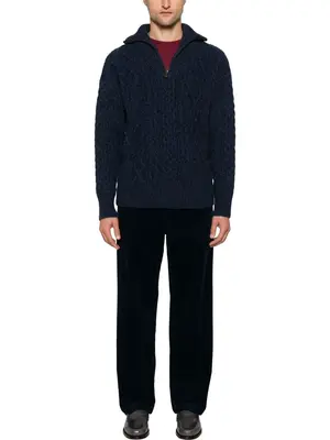 Polo Ralph Lauren Corduroy Straight-leg Trousers - Blue