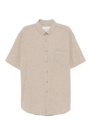ERL Checked Shirt - Neutrals