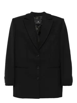 ANINE BING Single-breasted Blazer - Black