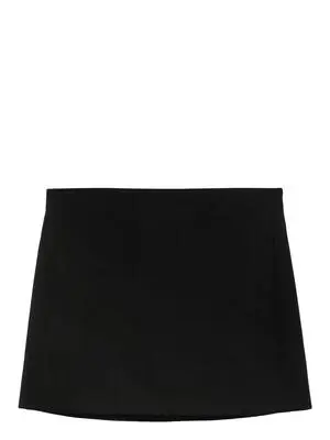 Wardrobe.NYC Column Mini Skirt - Black