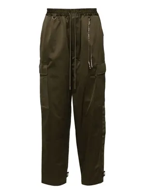 MASTERMIND WORLD Tapered Cargo Trousers - Green