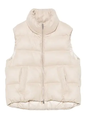 Peserico Padded Gilet - Neutrals