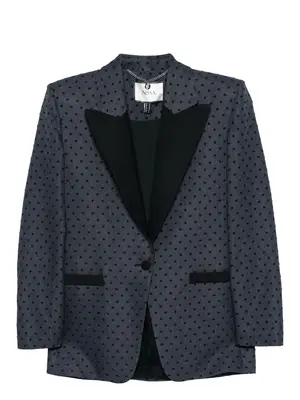 NISSA Polka-dot Blazer - Grey