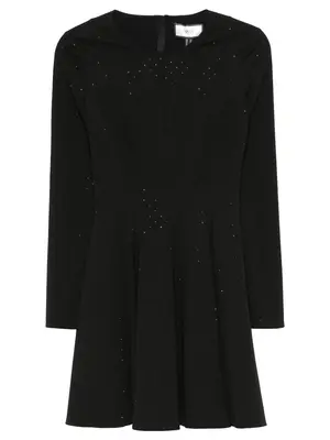 NISSA NISSA Rhinestone-Embellished Mini Dress