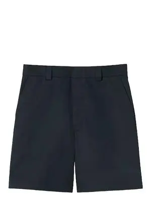 Gucci Cotton Twill Web Shorts - Dark Blue