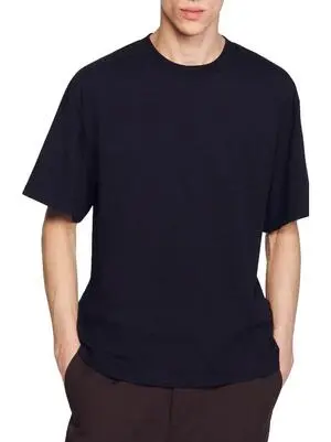 Sandro Oversized T-shirt - Black
