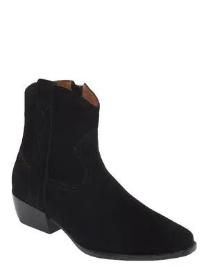FRANKIE4 Shadow Bootie - Black Suede