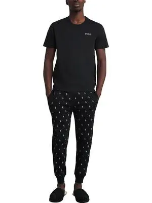 Polo Ralph Lauren Polo Ralph Lauren Cotton Crewneck T-Shirt With Embroidered Logo Black