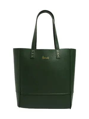 Harrods Harrods Fern Leather-Look Tote Bag Multi