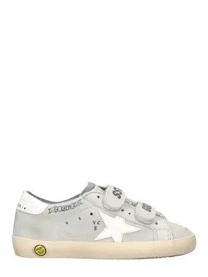 GOLDEN GOOSE Golden Goose Leather Old School Sneakers Grey