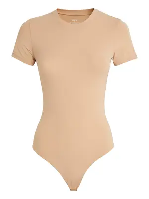 SKIMS Skims Fits Everybody T-Shirt Bodysuit Beige