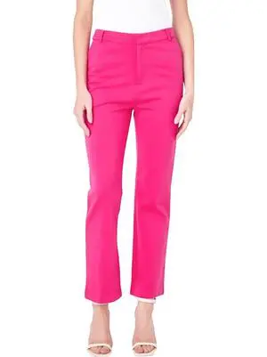 ENGLISH FACTORY English Factory High Waist Straight Leg Pants
