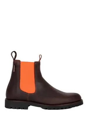 Penelope Chilvers Nelson Chelsea Boot - 932 Conker/ Neon Orange