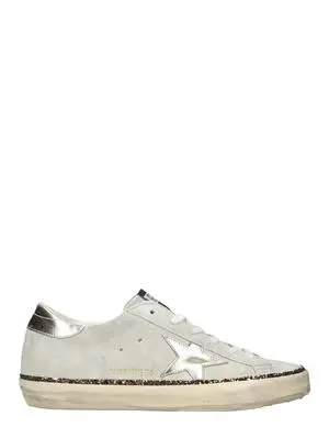 GOLDEN GOOSE Suede Super-Star Sneakers Grey