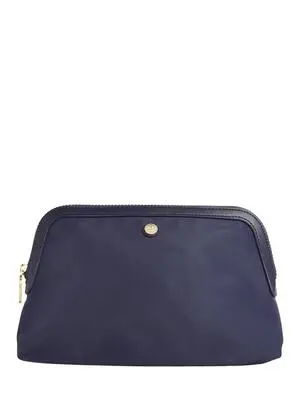 Harrods Large Nylon Makeup Bag - Navy