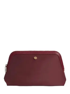 Harrods Large Nylon Makeup Bag Red