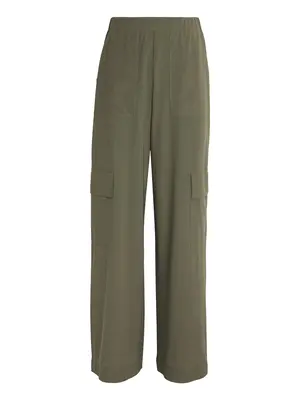 Max & Co. Max & Co. Wide-Leg Tailored Trousers Brown