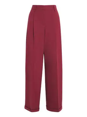 Max & Co. Max & Co. Wide-Leg Tailored Trousers Red
