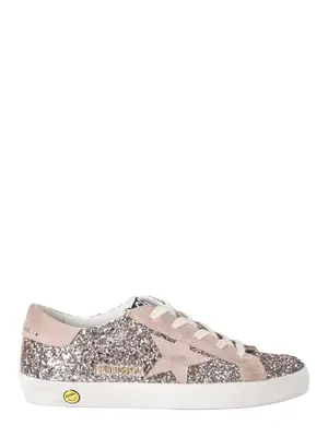 GOLDEN GOOSE Leather Super-Star Sneakers Brown
