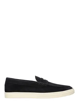 Brunello Cucinelli Brunello Cucinelli Suede Hybrid Loafers Blue