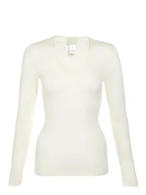 Hanro Wool And Silk Long Sleeve Top - Green