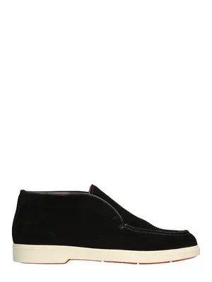 Santoni Santoni Suede Andvari Ankle Boots Black