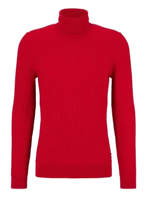 BOSS Boss Wool Rollneck Sweater Multi