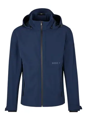 BOSS Zip-up Water-repellent Jacket - Blue