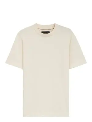BOSS Cotton-silk T-shirt White