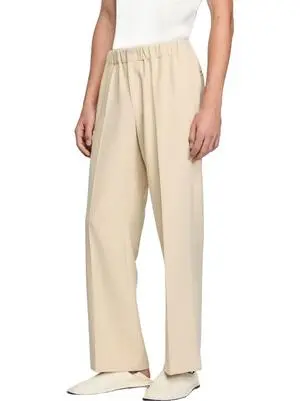 Sandro SANDRO Wide-Leg Trousers Oats