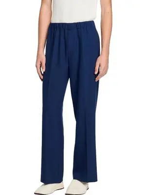 Sandro Wide-leg Trousers - Royal Blue