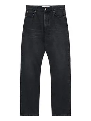 Loewe Mid-rise Straight Jeans - Black