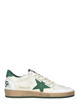 GOLDEN GOOSE Leather Ball Star Sneakers Green