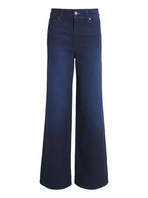 Paige Anessa Wide-Leg Jeans Blue