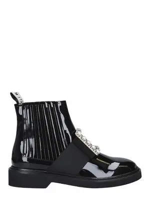 ROGER VIVIER Chelsea Viv' Rangers Boots - Black